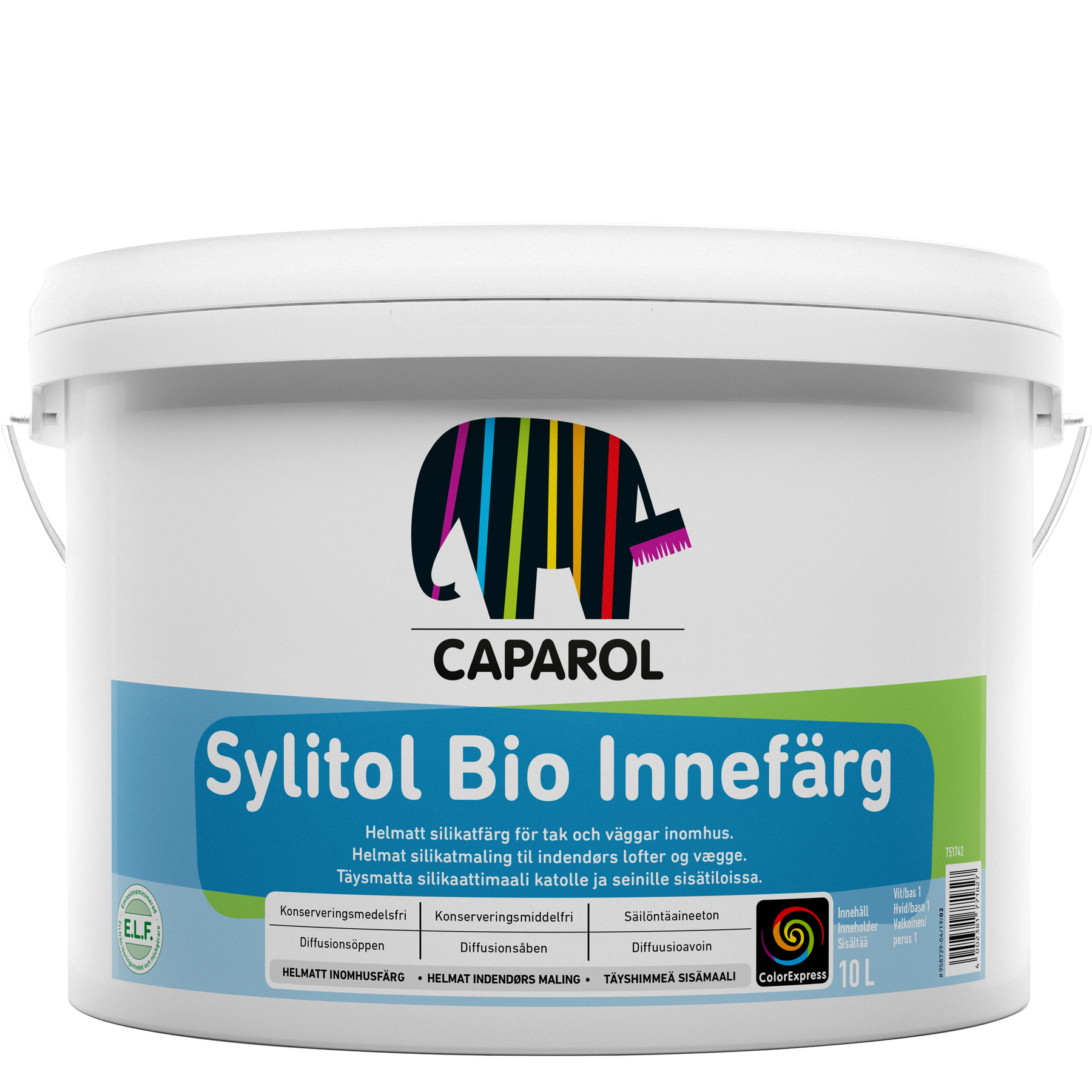 Sylitol Bio Innesilikat Silikatfärg| Caparol Färg